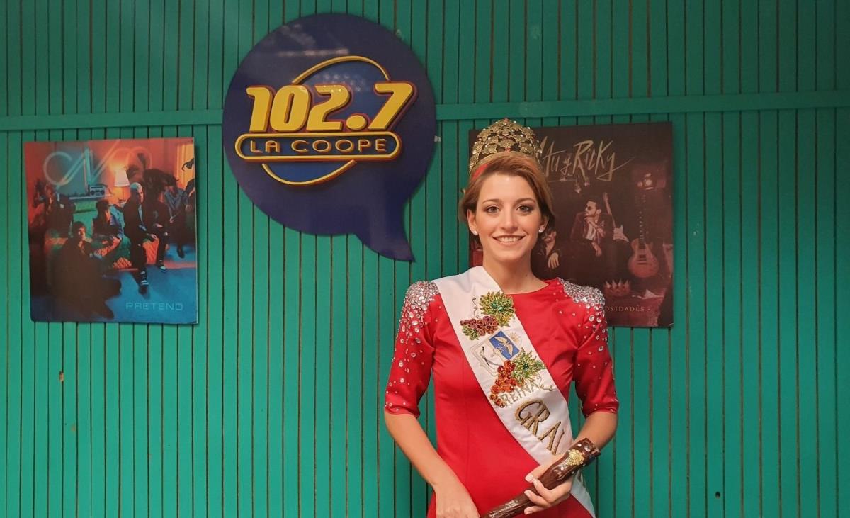 VENDIMIA EN LA COOPE | Giuliana Calani reina de San Martín - La Coope 102.7