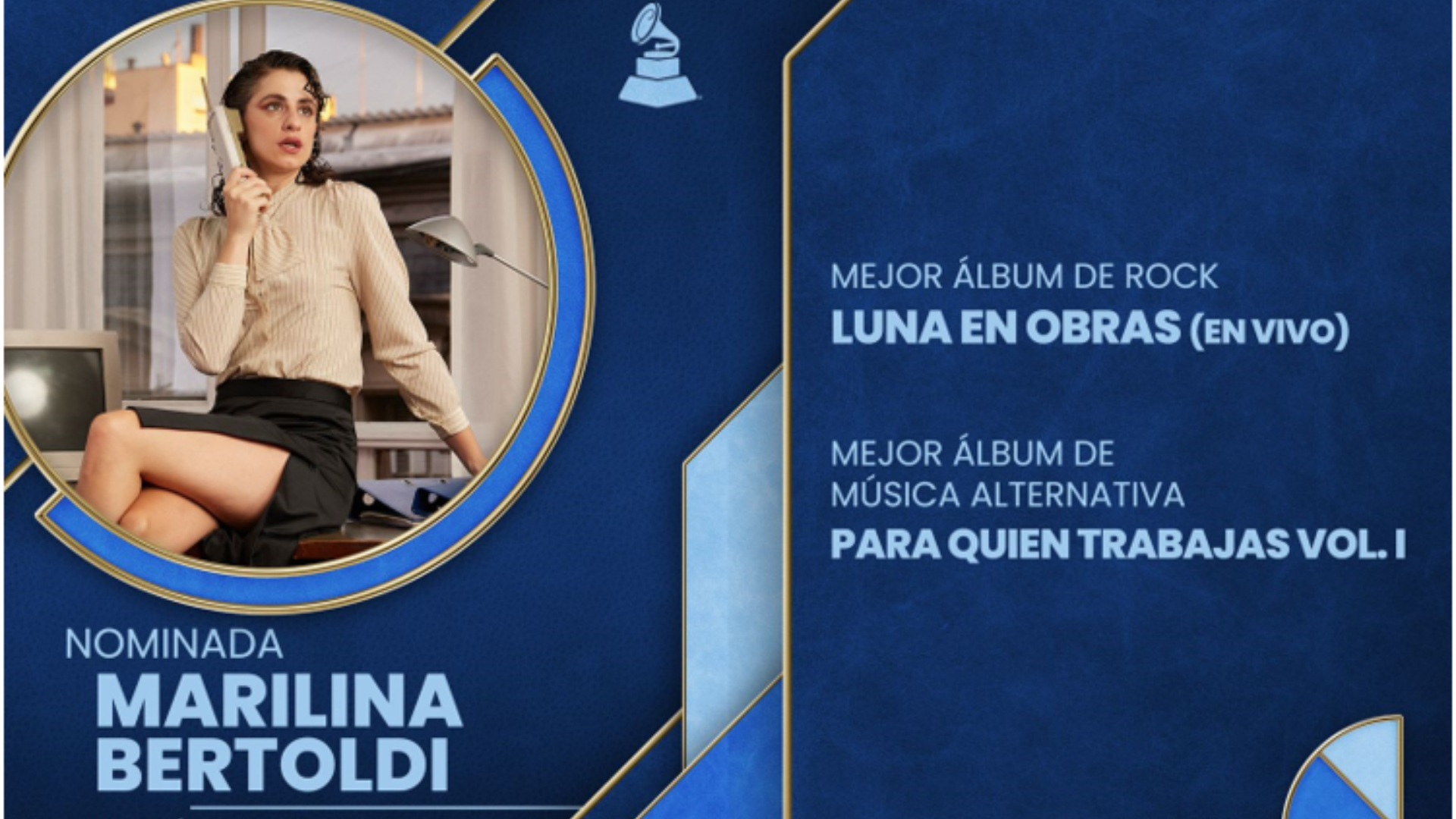 Marilina Bertoldi suma dos nominaciones al Latin GRAMMY® 2025 - La ...